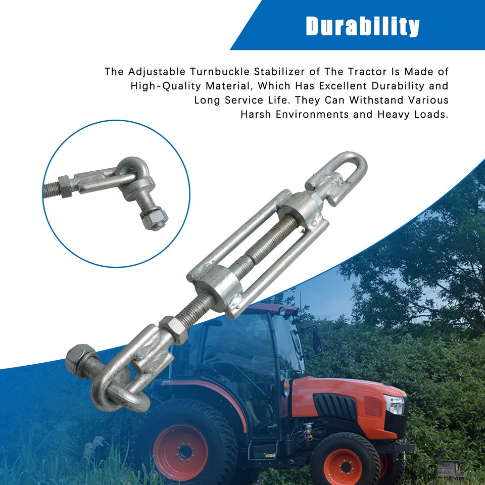 US Aftermarket Adjustable Turnbuckle Stabilizer for Kubota Tractor ...