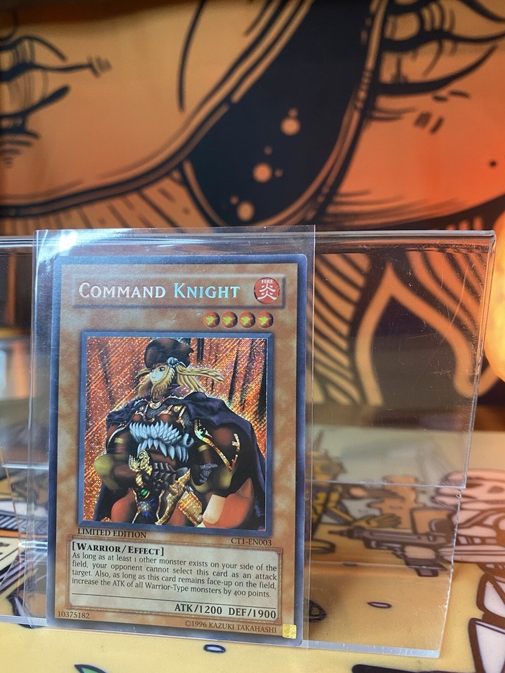 Yu-Gi-Oh! - Command Knight - CT1-EN003 - Secret Rare - Limited Edition ...