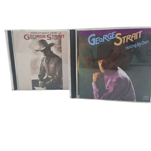 George Strait CD Lot Of 2 Holding My Own & Ten Strait Hits Country MCA ...