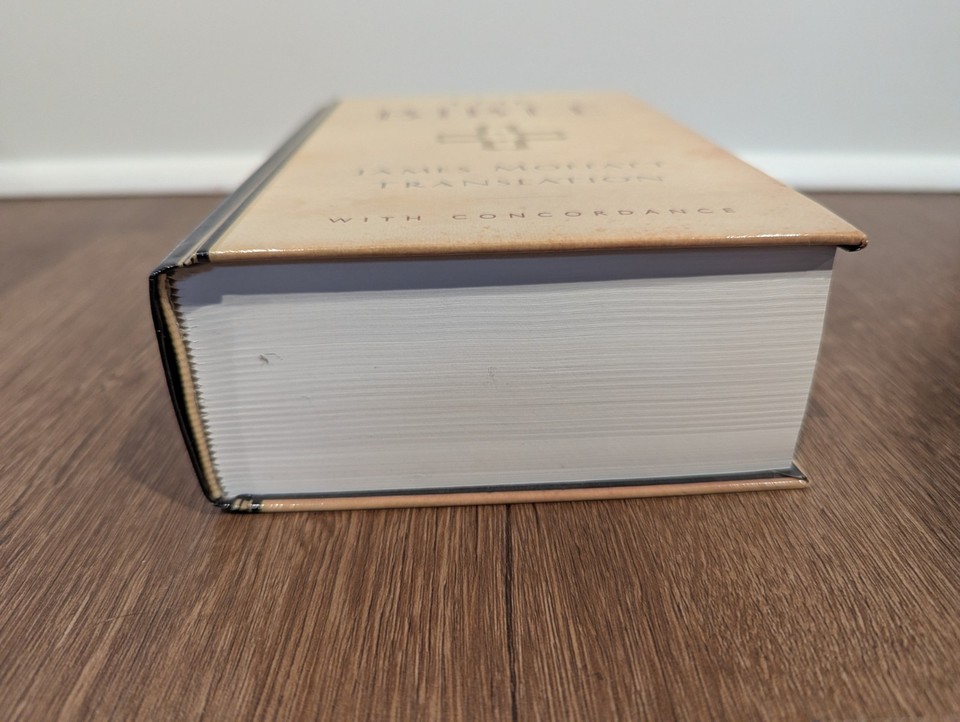 The Bible James Moffatt Translation with Concordance, Hardcover 1994 ...