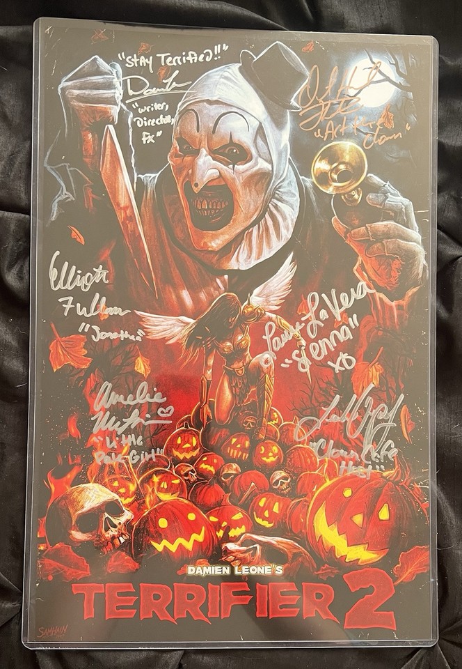 TERRIFIER 2 “11x17” Print Signed By 6 | eBay