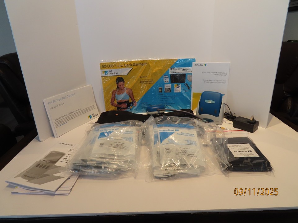 RS Medical-4i Plus Sequential Stimulator Used Kit w/RS- Lower Back ...