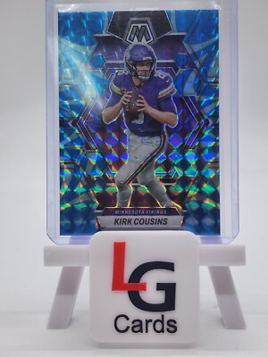 2023 Panini Mosaic Football Kirk Cousins Blue Reactive Mosaic Prizm ...
