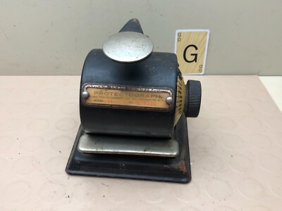 Binding, Embossing & Printing - Todd Protectograph Check Writer