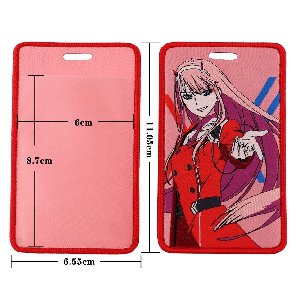 Darling in the Franxx Zero Two Anime Lanyard With Embroidery ID Badge ...