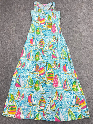 Lilly Pulitzer You Gotta Regatta Background French Blue Summer Sail