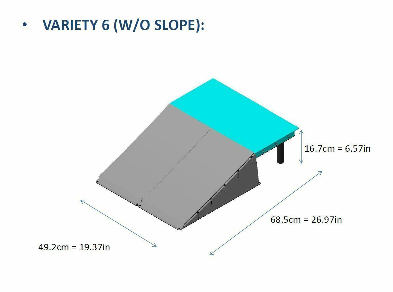 6 in 1 Stunt Skate Ramp Set For Scooter Skateboard Bike BMX Inline ...