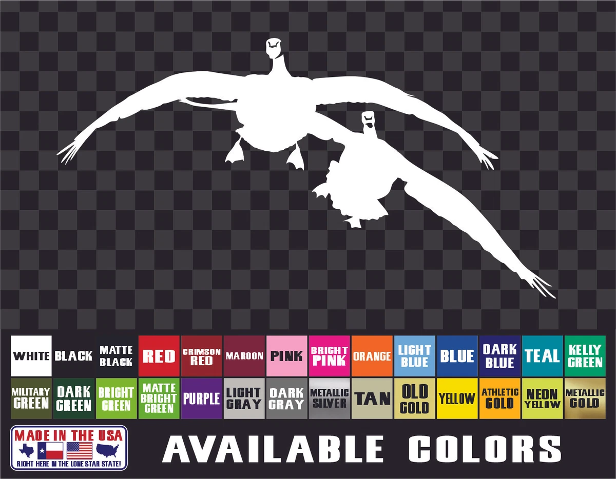 Geese Landing Decals