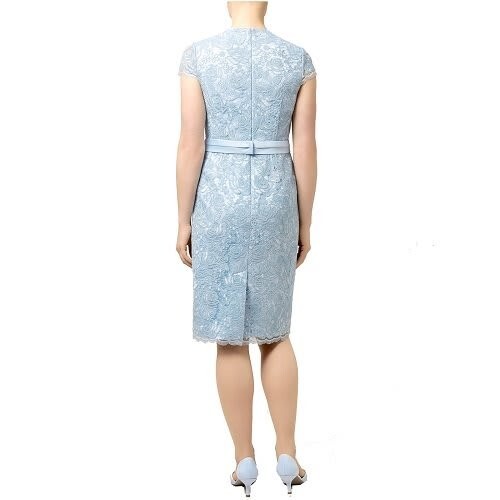 Women Jacques Vert Sweetheart Corded Lace Dress - Light Blue dress 10 ...