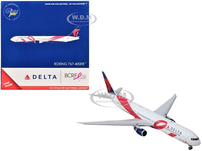 BOEING 767-400ER AIRCRAFT "DELTA-BCRF" 1/400 DIECAST MODEL BY ...