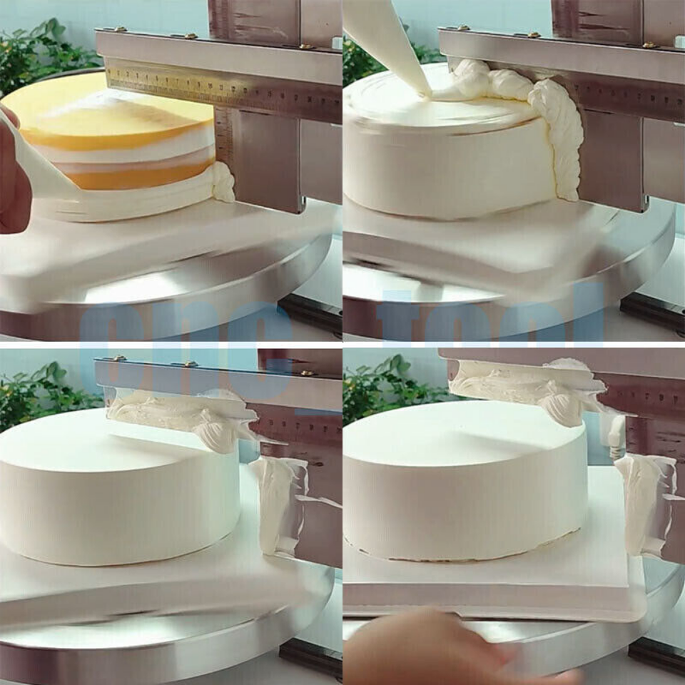 4-18 inch Automatic Cake Cream Coating Spreader Machine Cream Icing ...