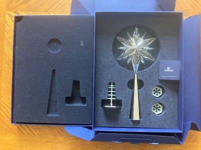 SWAROVSKI Crystal Star Rockefeller Center Tree Topper 2006 w/ Box ...