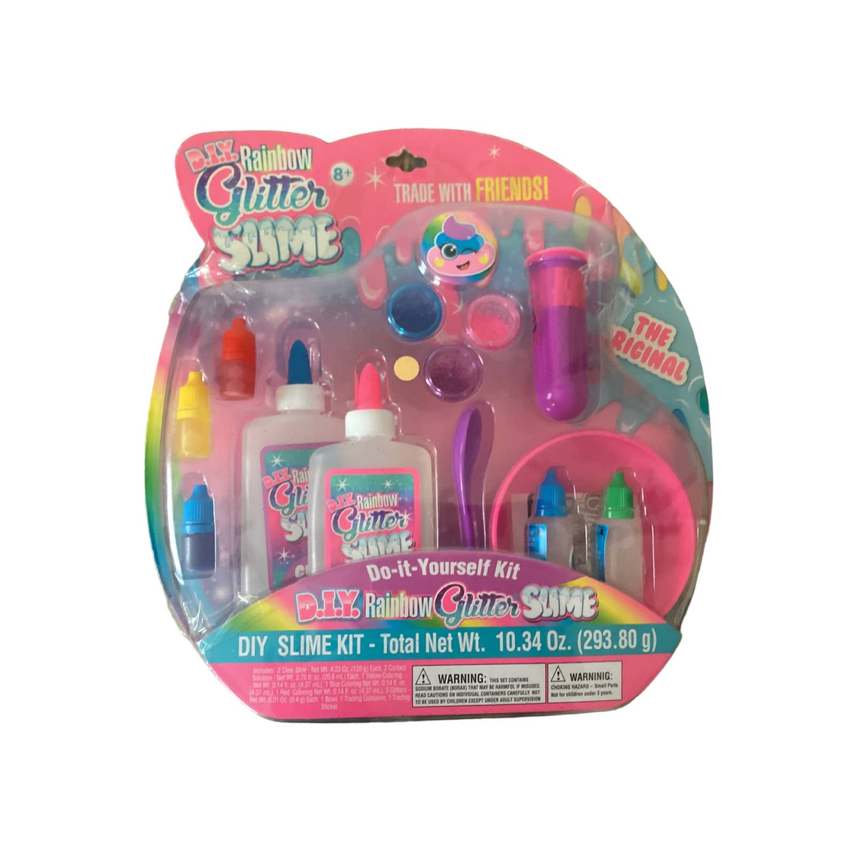 Pretty Rainbow Glitter Slime DIY Rainbow Glitter Pens