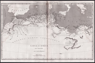 Libya Card Map Copperplate Engraving Macpherson 1809 | eBay