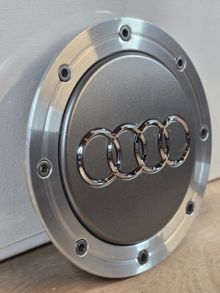 Audi A4 A6 Chrome Wheel Center Cap Hubcap Rim Cap Emblem Badge 148mm ...