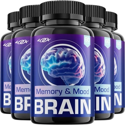 (5 Pack) Memory Mood Supplement Capsules – Memory and Mood Natural ...
