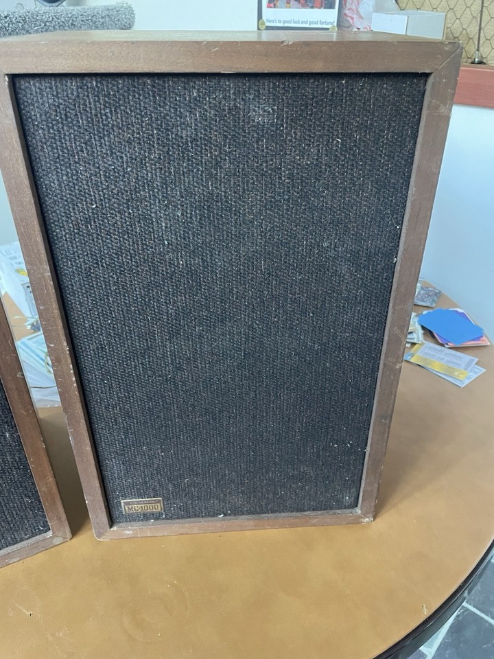 Vintage Realistic MC-1000 Speaker Pair 40-1980A Tandy Japan TESTED ...