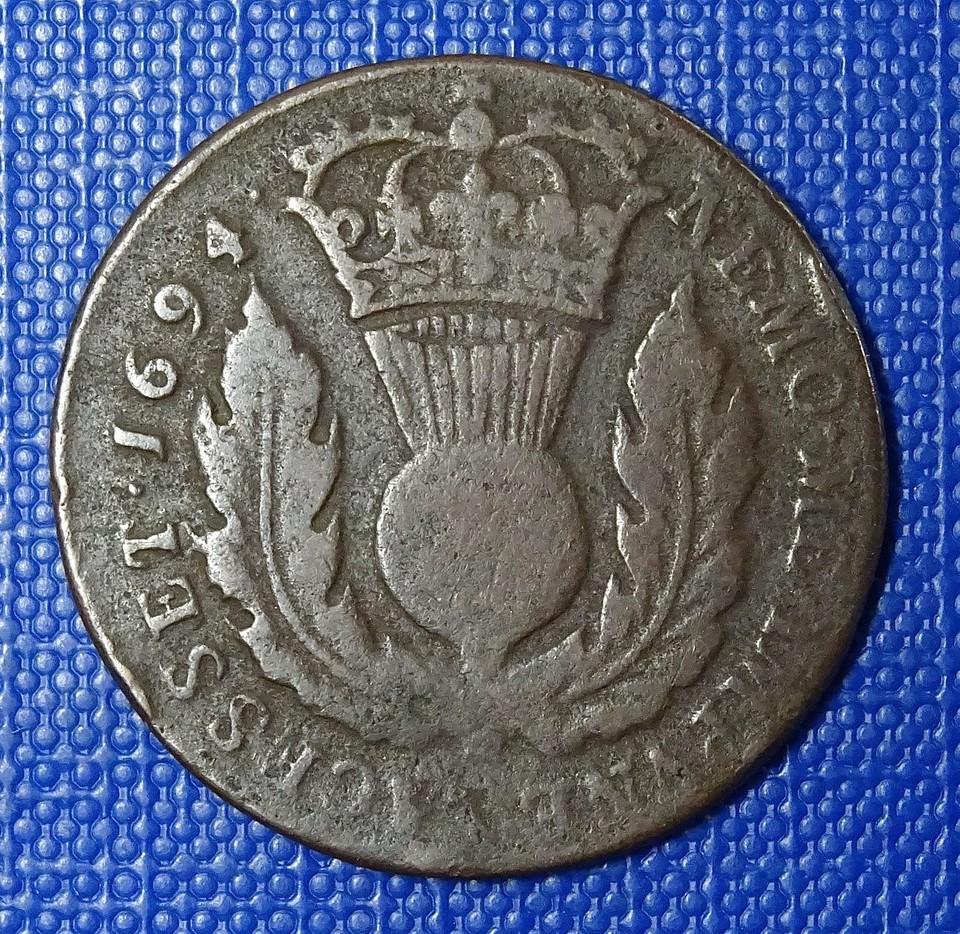 Scotland, William & Mary, Bawbee/Sixpence/6D, 1694 – Scarce - Read ...