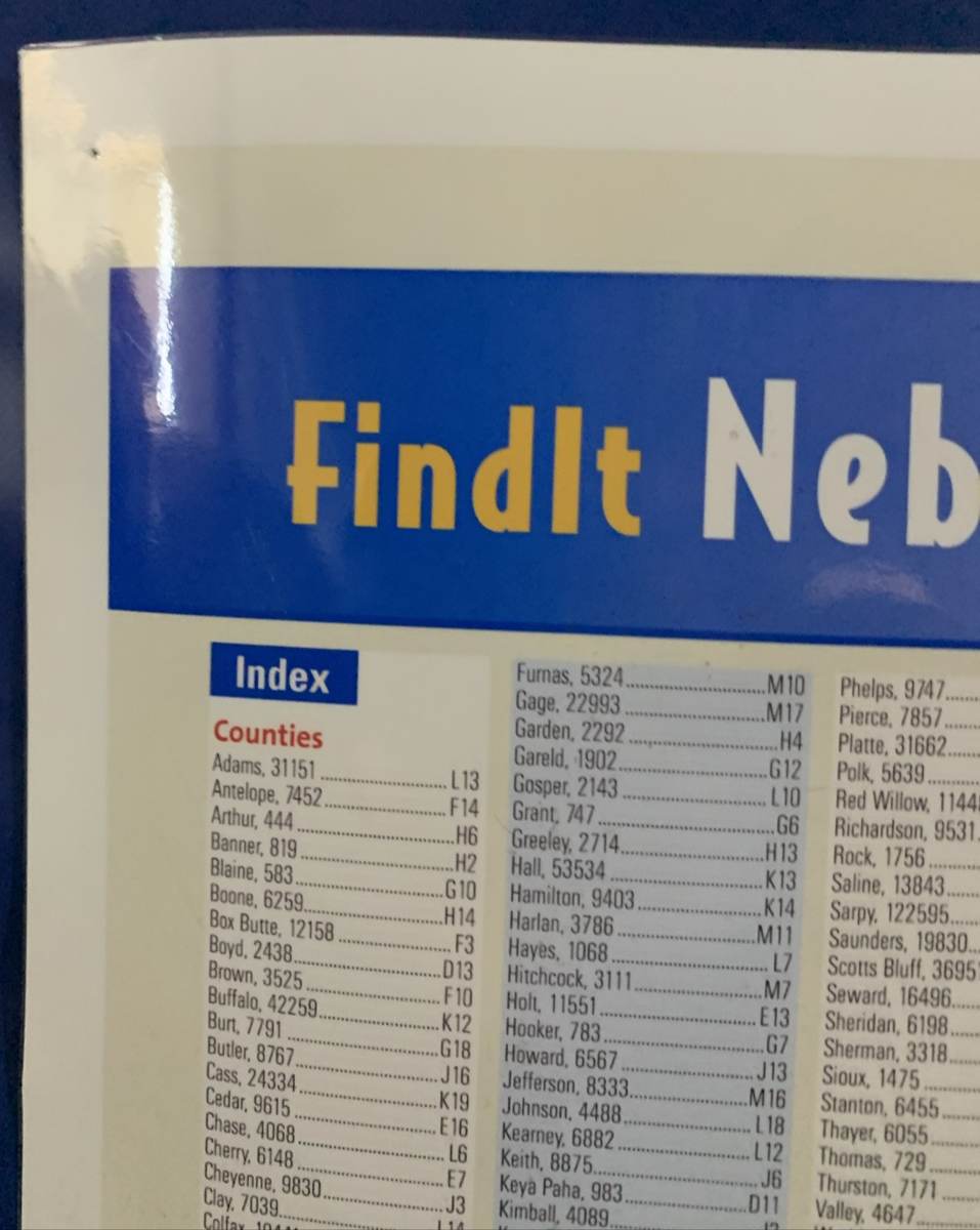 Nebraska Highway Wall Map Mapscomcom