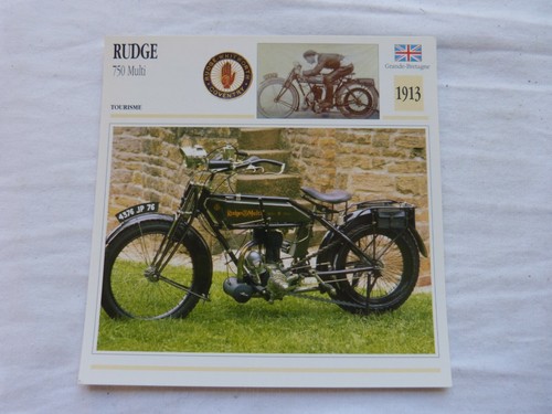 Fiche Photo Moto : RUDGE 750 multi 1913 | eBay