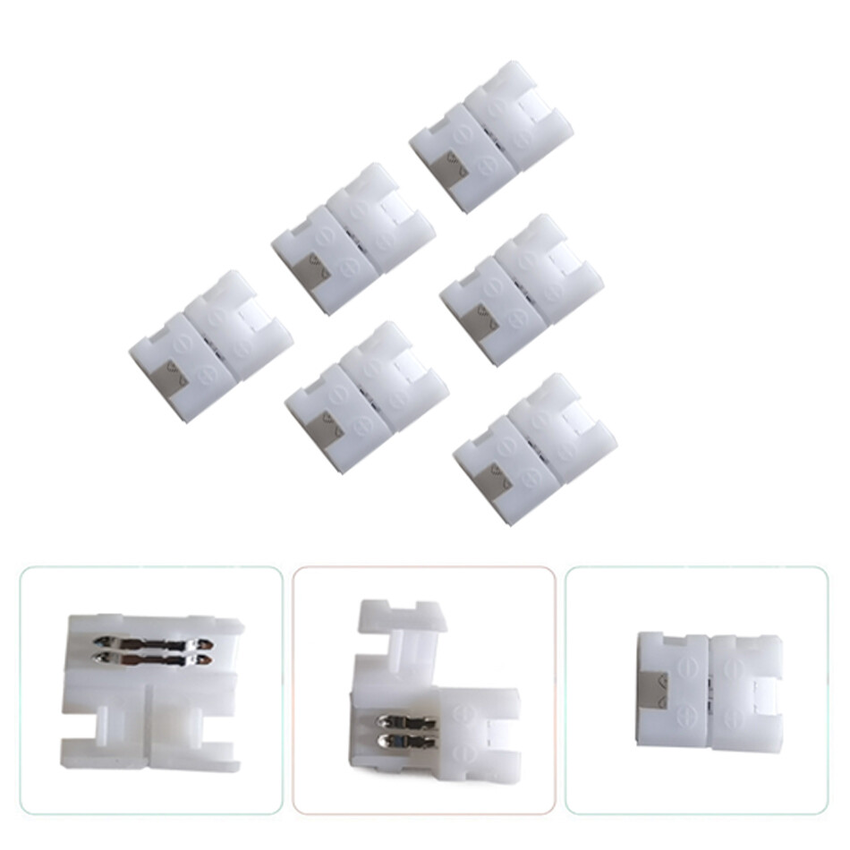 5mm 2pin LED Strip Light Connector Cable 20 AWG For 2835 5mm Single led ...