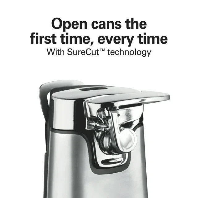 Hamilton Beach Sure Cut Stainless Steel Can Opener with Multi-Tool, New ...