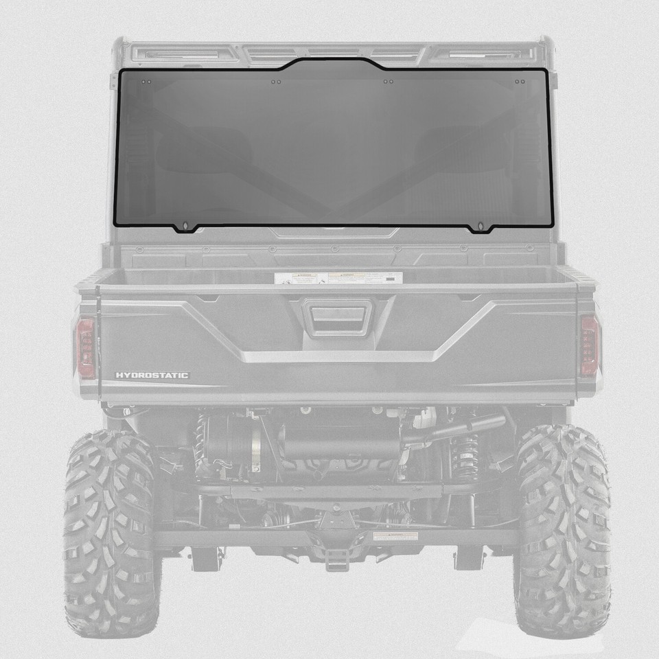 Ranger UTV Rear Windshield Back Window For Polaris Ranger XP 1000/Crew ...