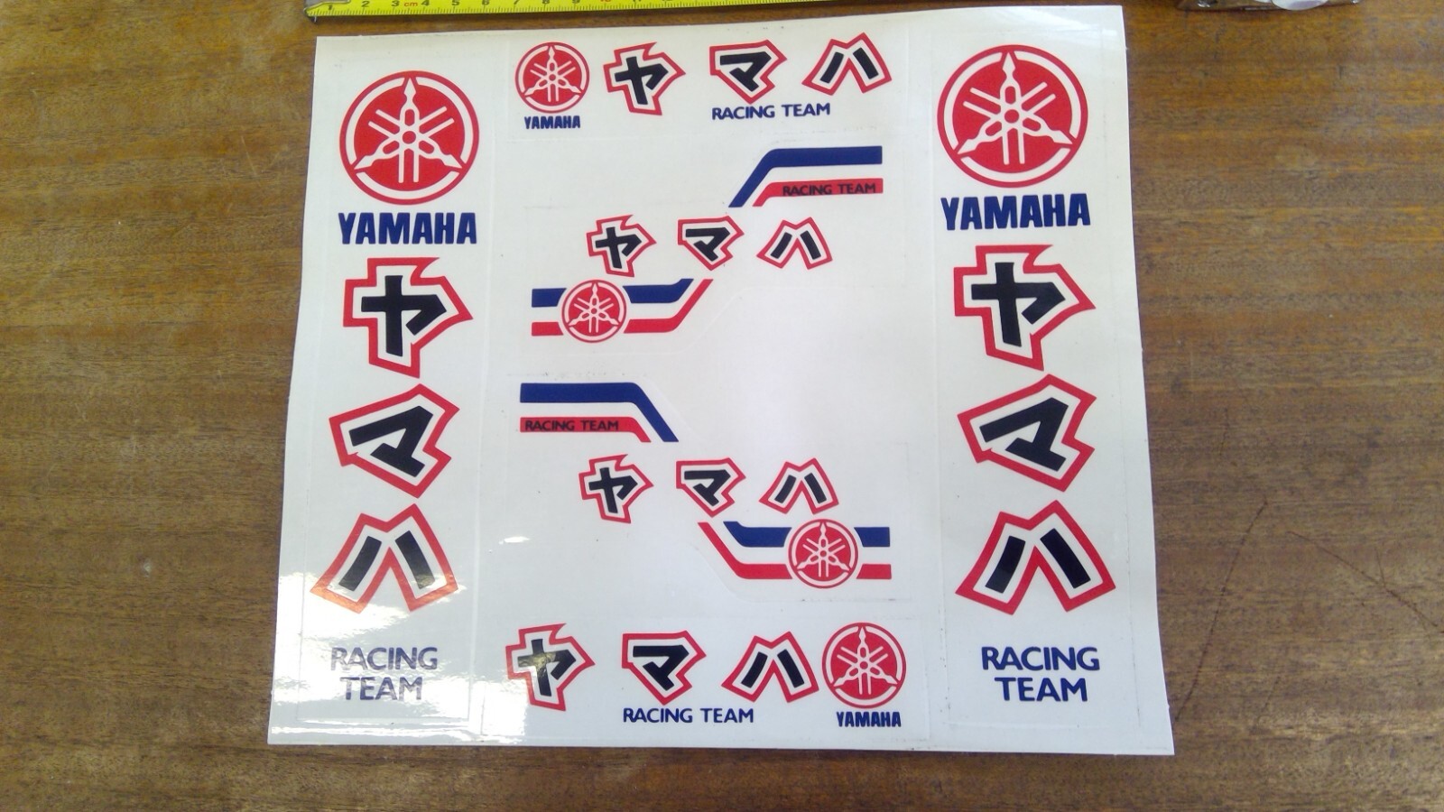 YAMAHA RACING DECALS RD,LC,YPVS,XJ,XT,FZ,FZR, ON CLEAR 1980s 90s NEW ...