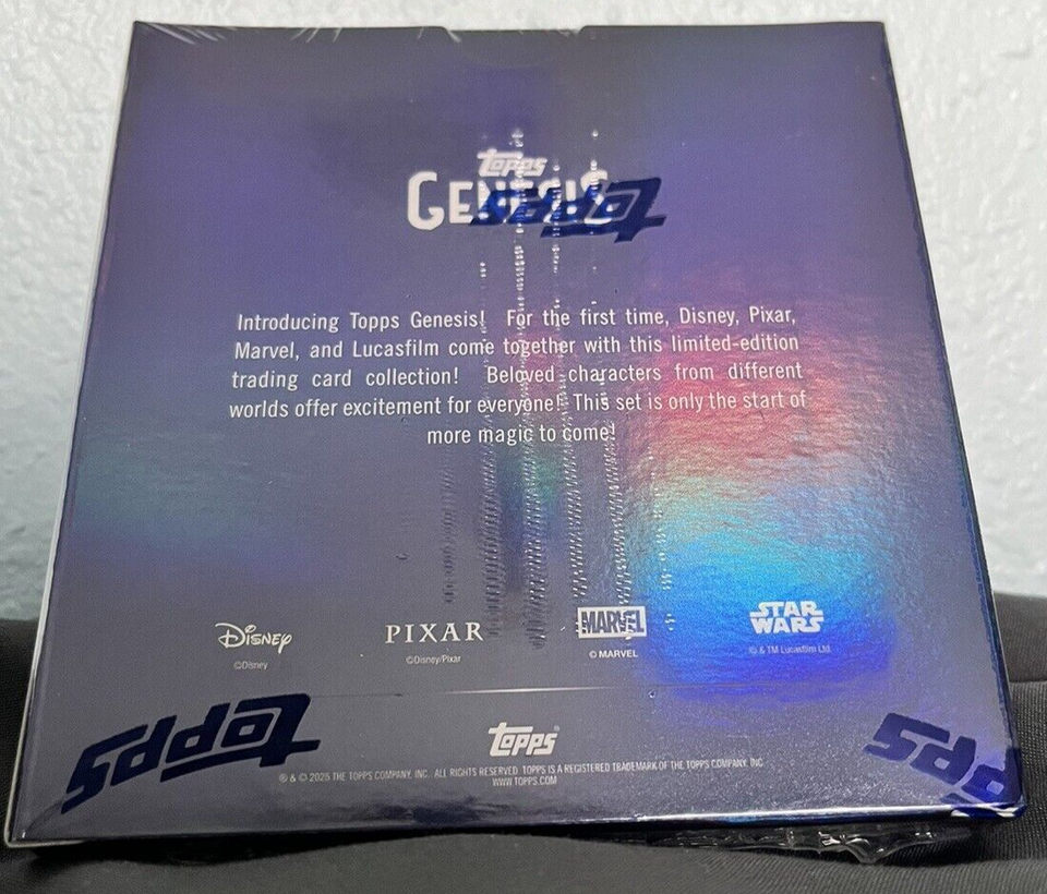 2025 Topps Disney Genesis Sealed Hobby Box NEW, IN HAND, + SHIP ASAP ...