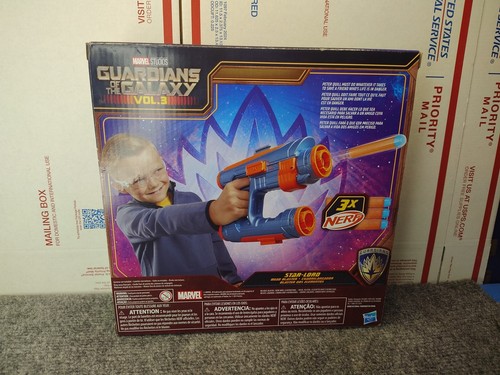 NERF Marvel Guardians of the Galaxy Vol. 3 Star-Lord Quad Blaster ...