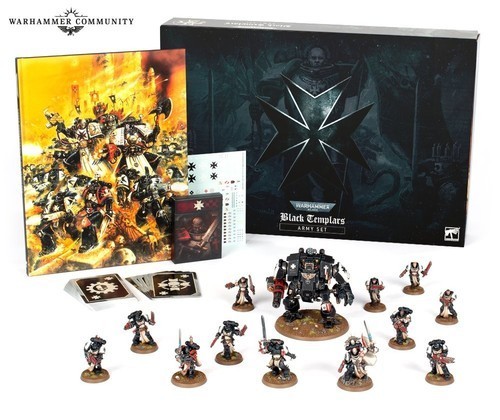 Warhammer 40K Black Templars Army Box Set Space Marines Games Workshop ...