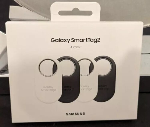 SAMSUNG Galaxy SmartTag2 Bluetooth Tracker Smart Tag GPS Tracking - 4pk ...