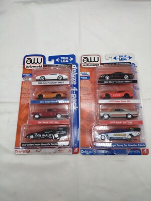 2022 Auto World Deluxe Target Exclusive 4-Packs Version A & B VHTF | eBay