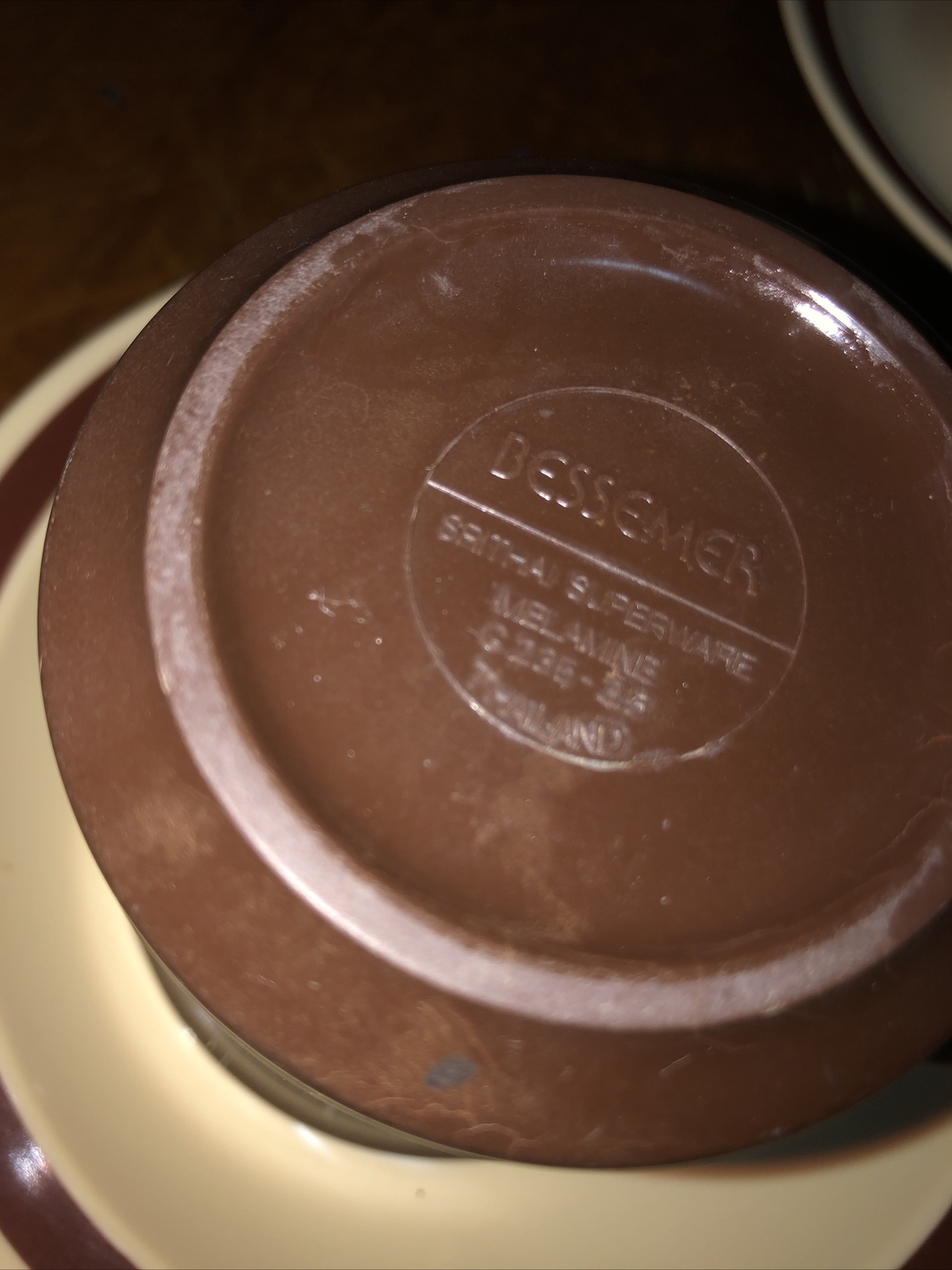 SUPERWARE BESSEMER MELAMINE CUPS SAUCERS PLATES PICNIC WARE | eBay ...