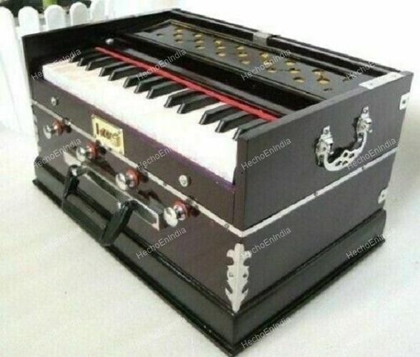 Indian Musical Instrument Harmonium 32 keys 4 Stopper Double Kail Wood ...