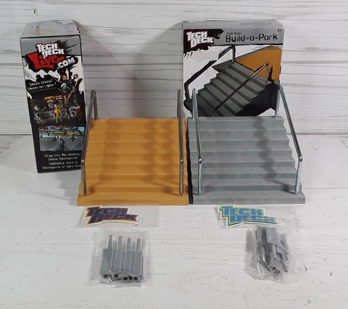 Tech Deck Build A Park Stairs and Rails | eBay