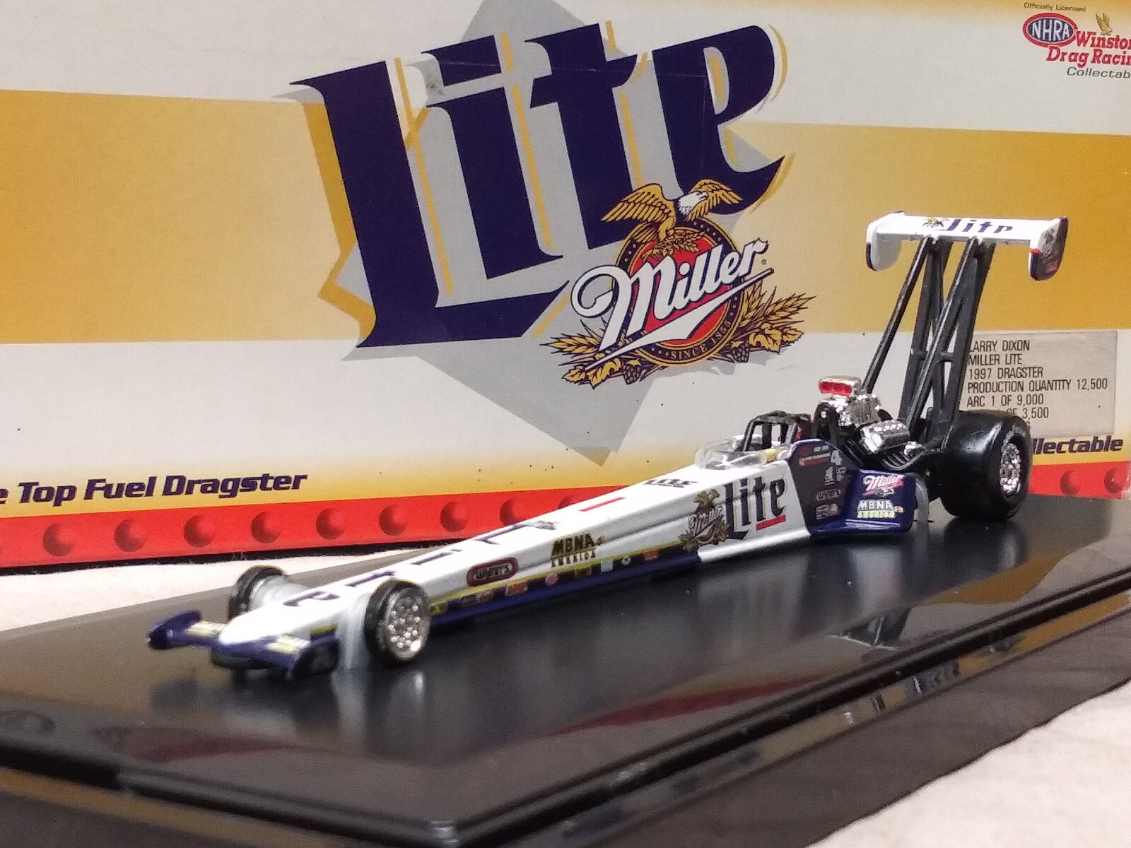 Vintage NHRA Larry Dixon Miller Lite 1997 Top Fuel Dragster 1:64 | eBay