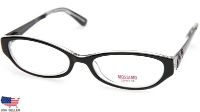 MOSSIMO MS 5031 BLACK /CRYSTAL EYEGLASSES FRAME 48-15-125 B25mm ...