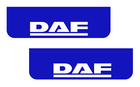 DAF Lorry HGV Truck Mudflaps 18x60cm Smooth Blue PVC Mud Flaps with ...