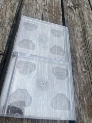 10 New Quality 10.4mm Double 2 CD Jewel Cases w/Clear Tray 300-U FREE S ...