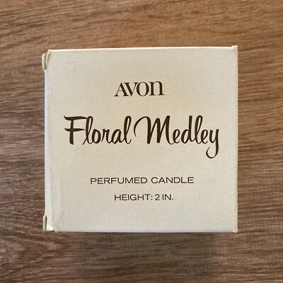 NEW in BOX Avon PERFUMED CANDLE Refill FLORAL MEDLEY | eBay