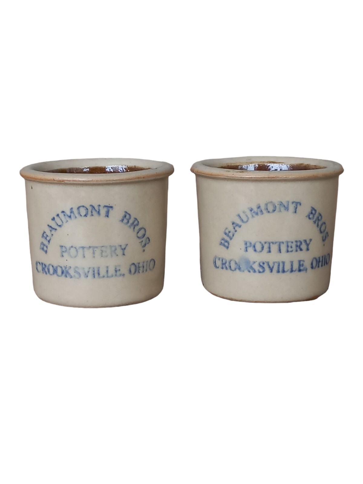Vintage Beaumont Bros Pottery Crooksville Ohio Small Miniature Tiny ...