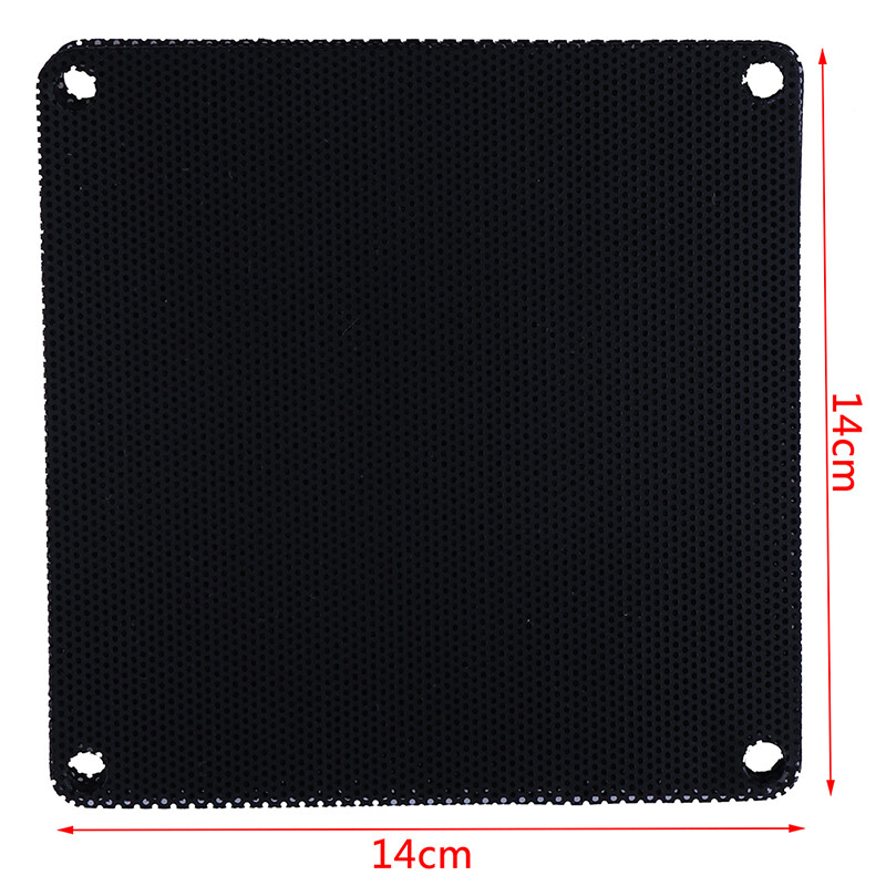 5Pcs 140mm PVC PC Fan Dust Filter Dustproof Case Computer Cooler Cover ...