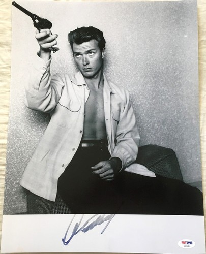 Clint Eastwood autographed signed autograph auto Rawhide B&W 12x16 ...