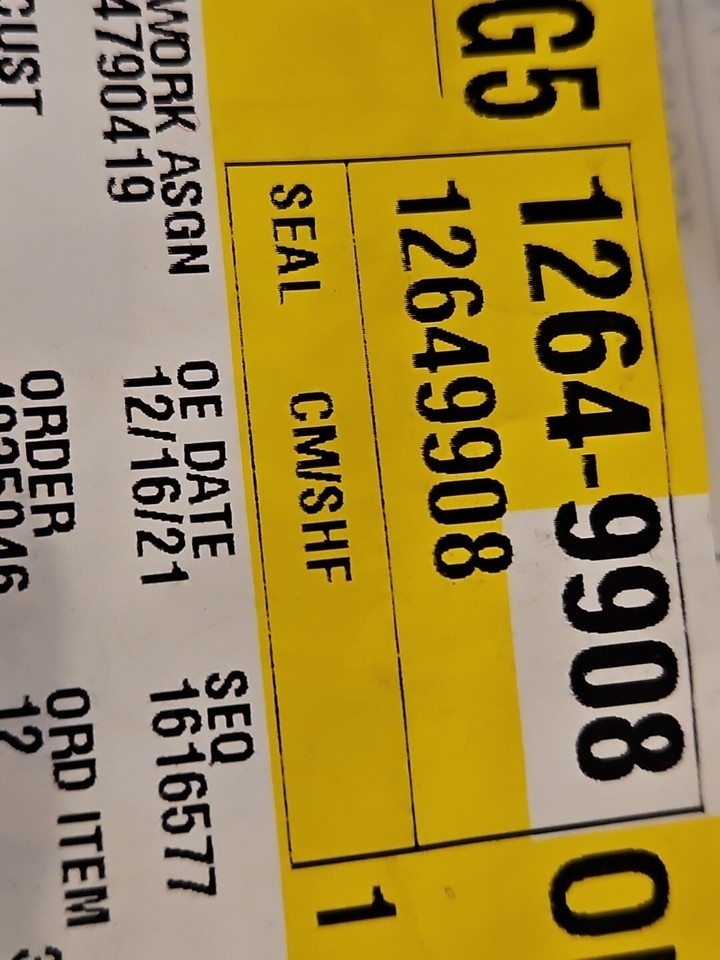 NEW GM 12649908 Valve Cover Gasket | eBay