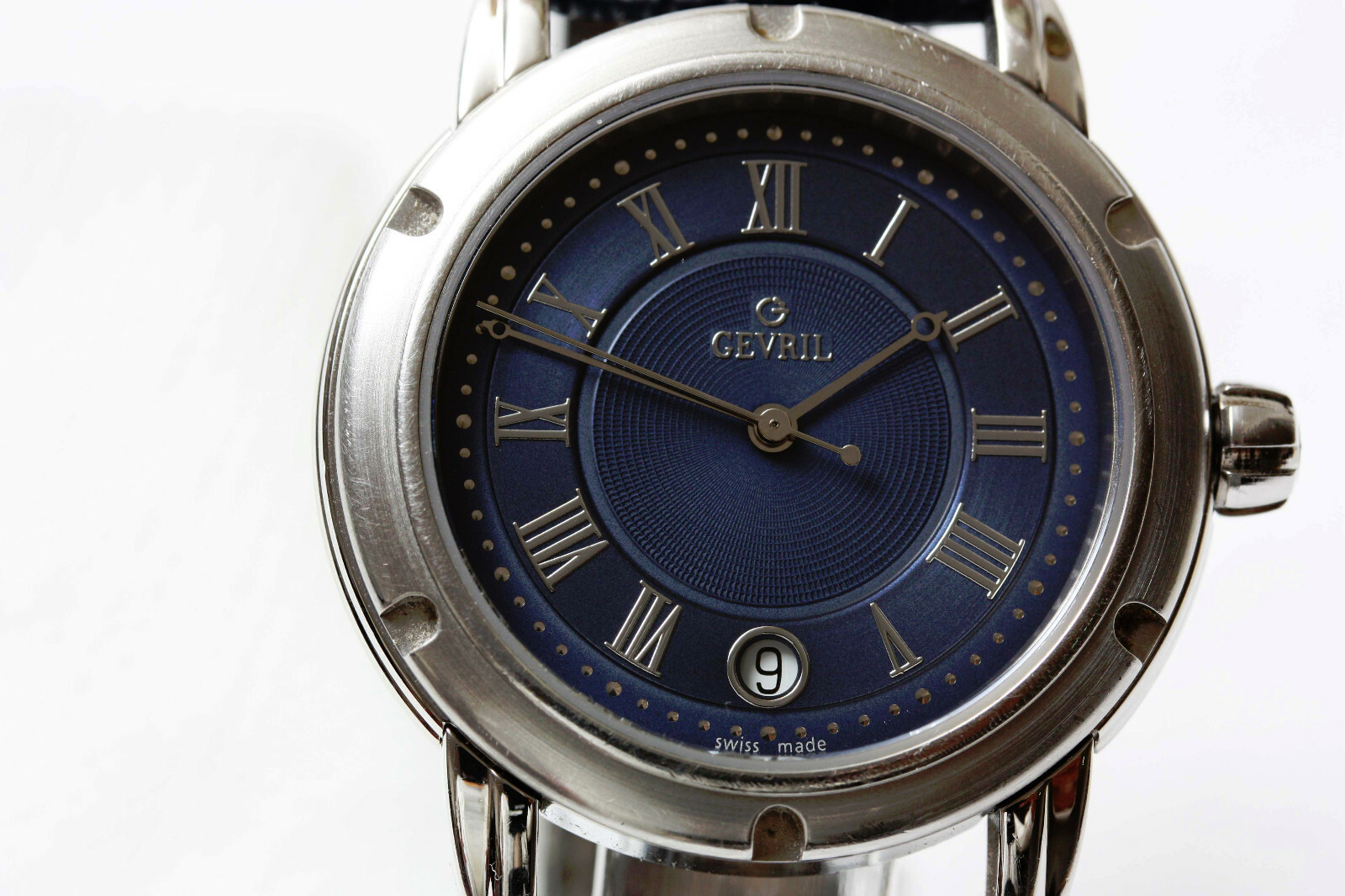 GEVRIL FIRST GENERATION STAINLESS STEEL 39mm LUXURY QUARTZ WATCH | eBay