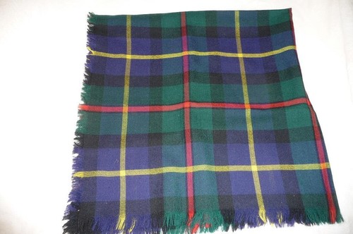 TWEEDMILL Lambswool Fringed Scarf ~ $45 Green Navy Blue Red Yellow ...