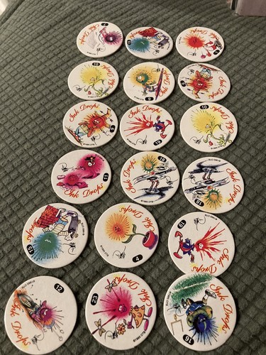 Lot of Vintage Pogs Ink Drops 1995 Never Played With!! | eBay