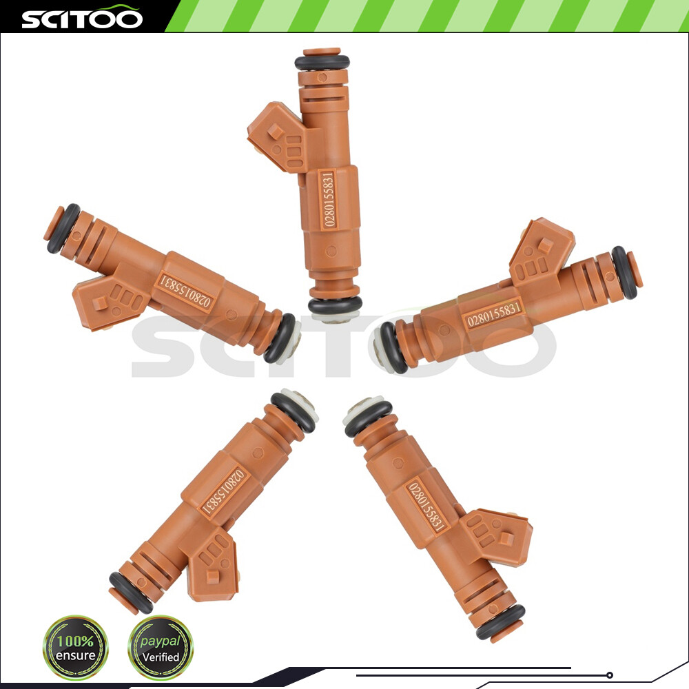 5 PCS Fuel Injectors For Volvo S70 C70 S60 S80 V70 XC70 XC90 1999-2007 ...