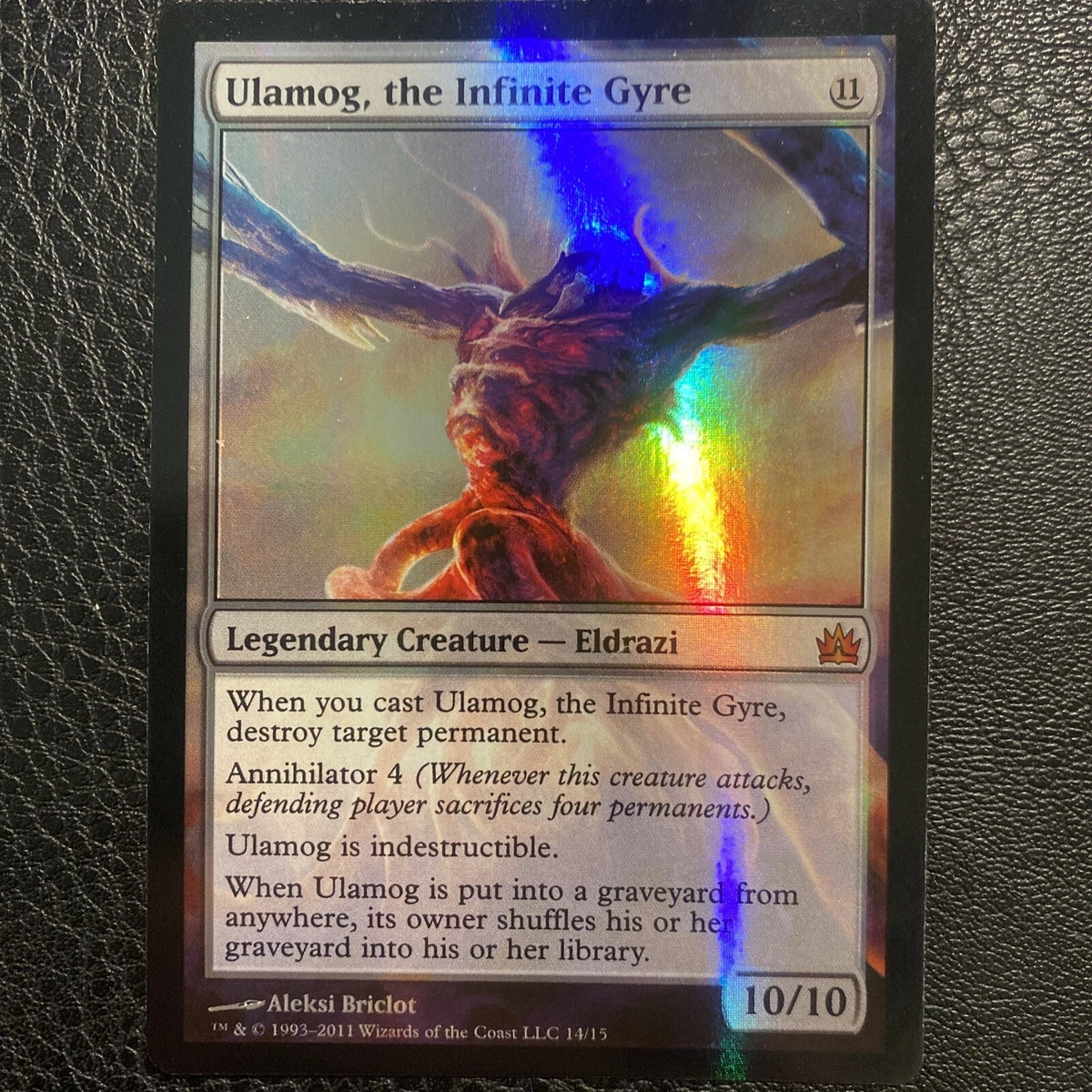 Ulamog The Infinite Gyre Ultimate Masters Uma Foil